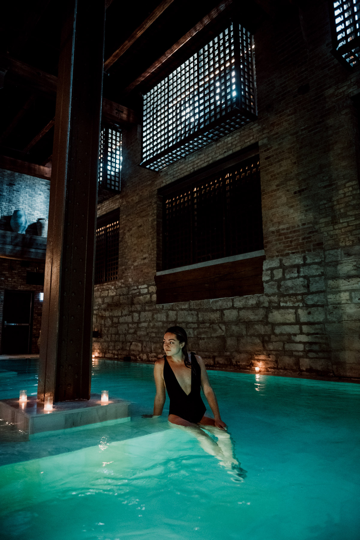AIRE Ancient Baths Chicago Spa Review Bows Sequins AIRE Ancient Baths Chicago Spa Review Bows Sequins